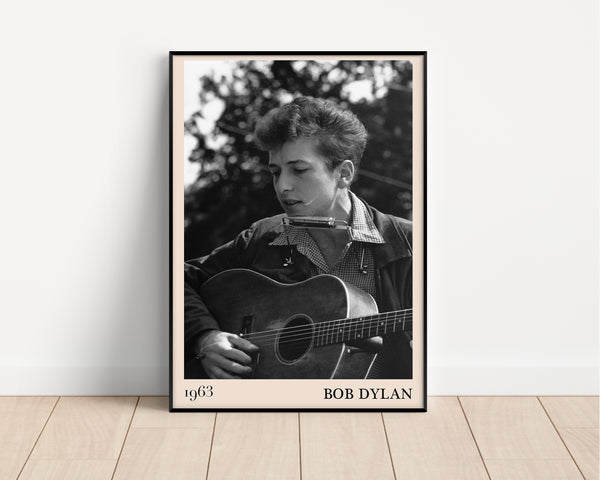 Bob Dylan Blues Poster | Music Wall Art – Dalston Jazz Posters