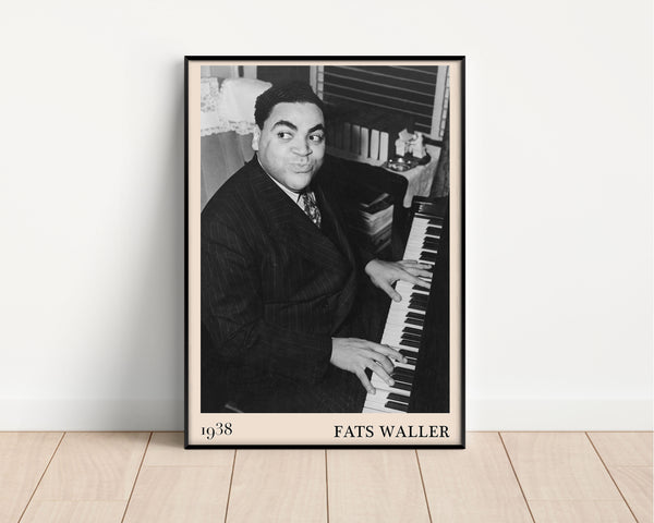 Fats Waller Jazz Poster | Wall Art | Free Global Delivery – Dalston ...
