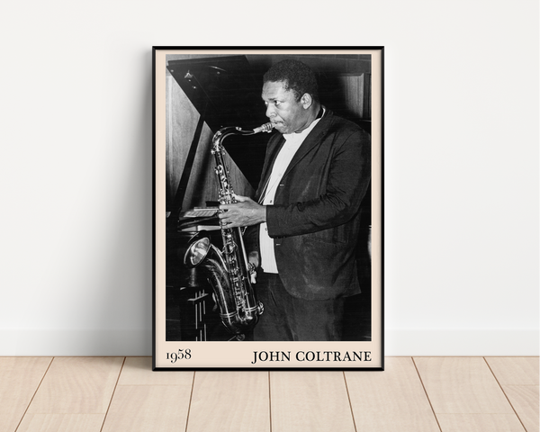 John Coltrane Poster | Saxophone Jazz Photography Print | Dalston 606