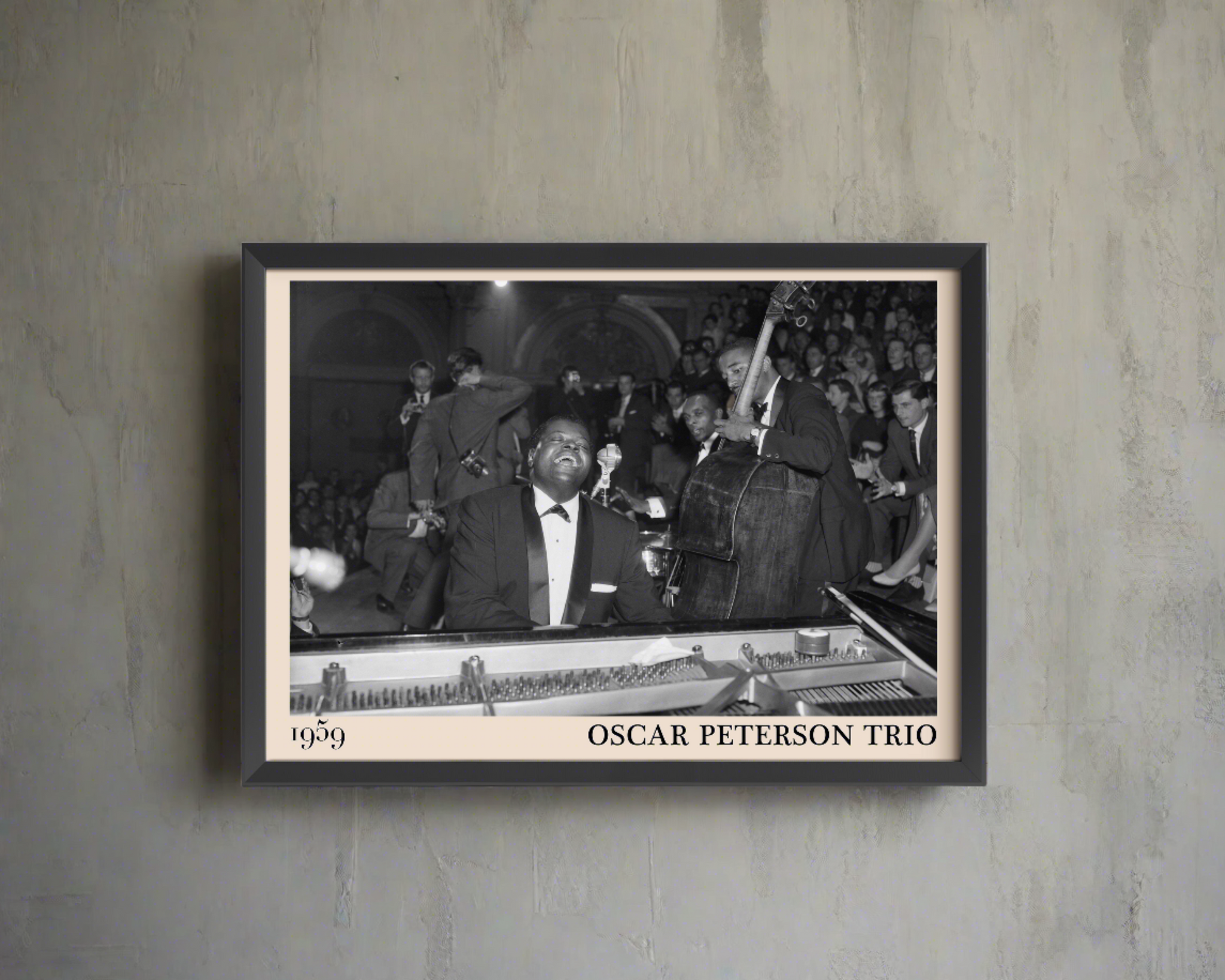 Oscar Peterson Trio Jazz Poster | Unique Wall Art – Dalston 606