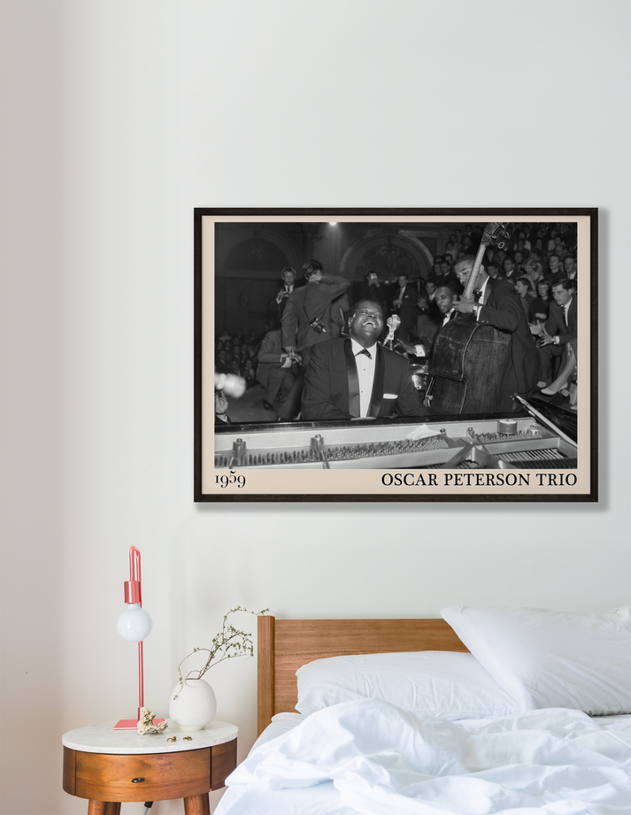 Oscar Peterson Trio Jazz Poster | Unique Wall Art – Dalston 606