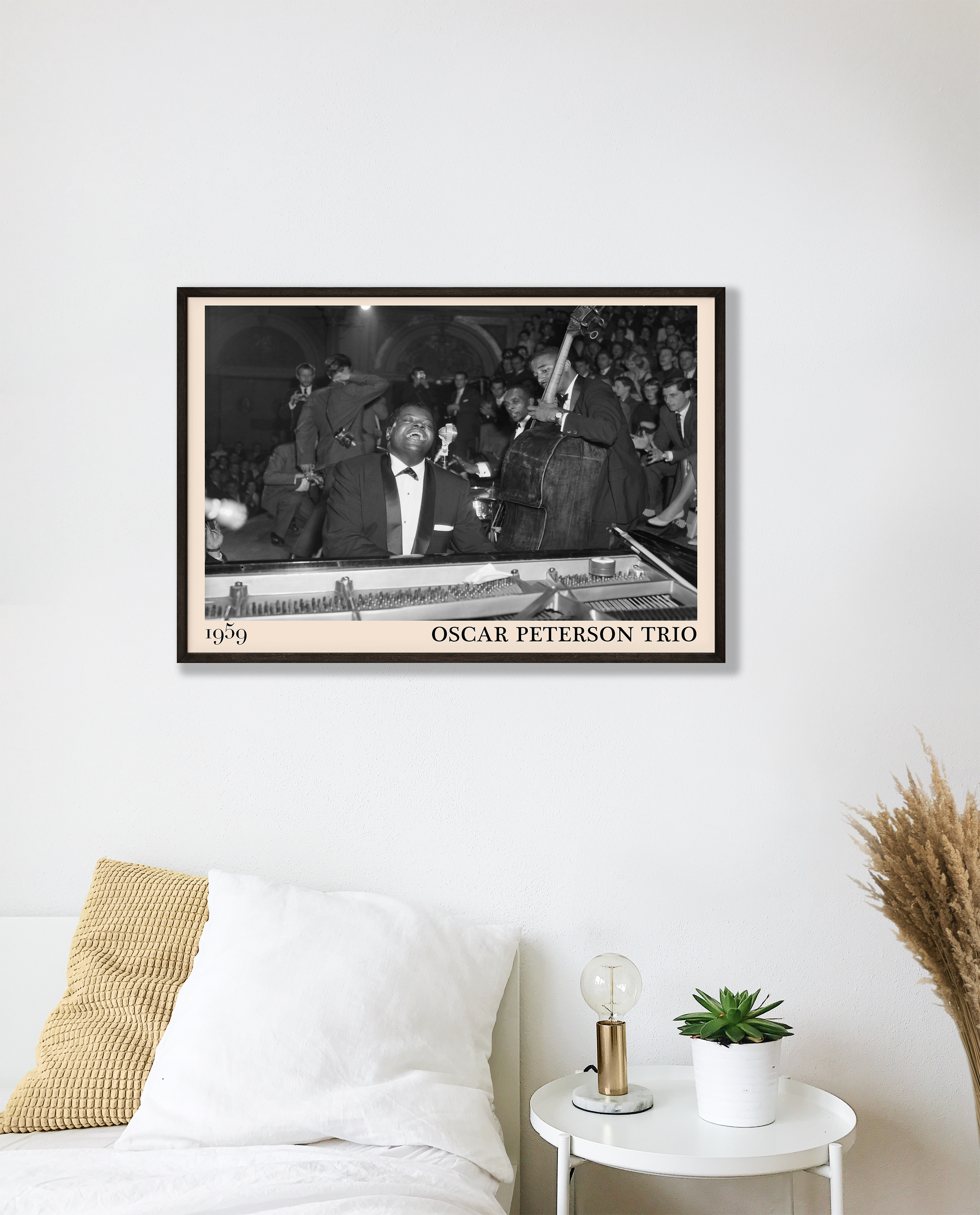 Oscar Peterson Trio Jazz Poster | Unique Wall Art – Dalston Jazz Posters