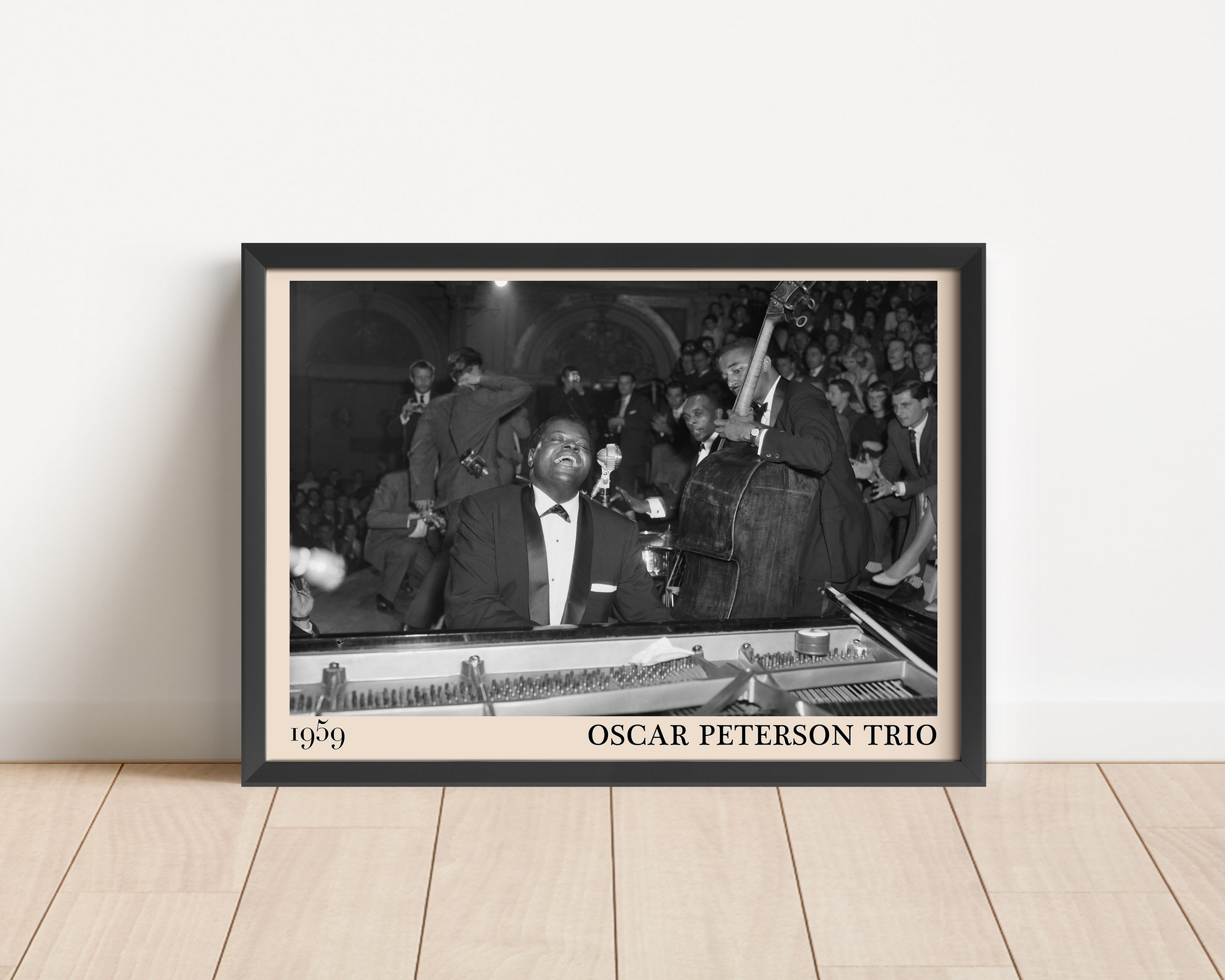Oscar Peterson Trio Jazz Poster | Unique Wall Art – Dalston 606